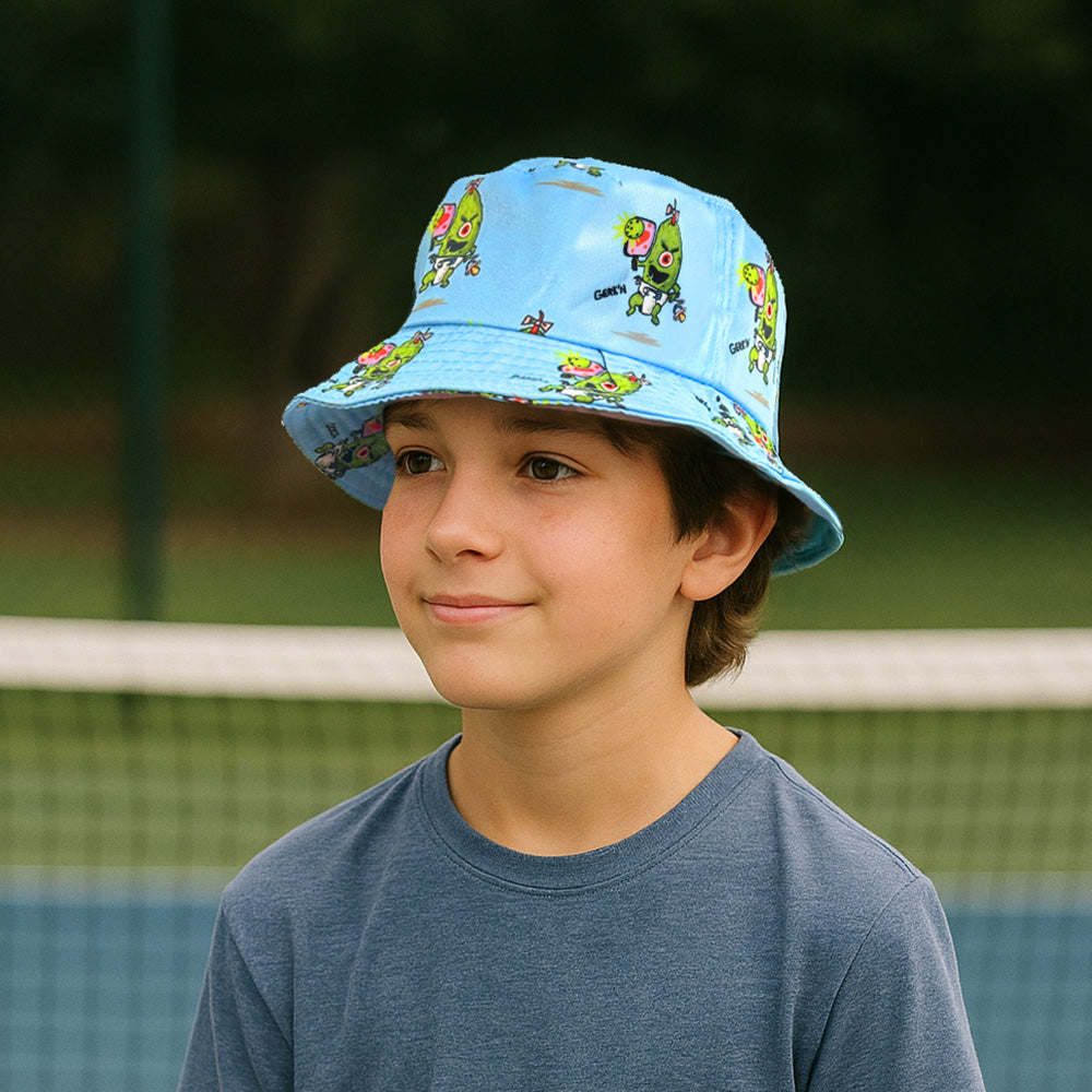 Pickle Monsters Bucket Hat - Fun Pickleball Hat Featuring the Dreaded ...