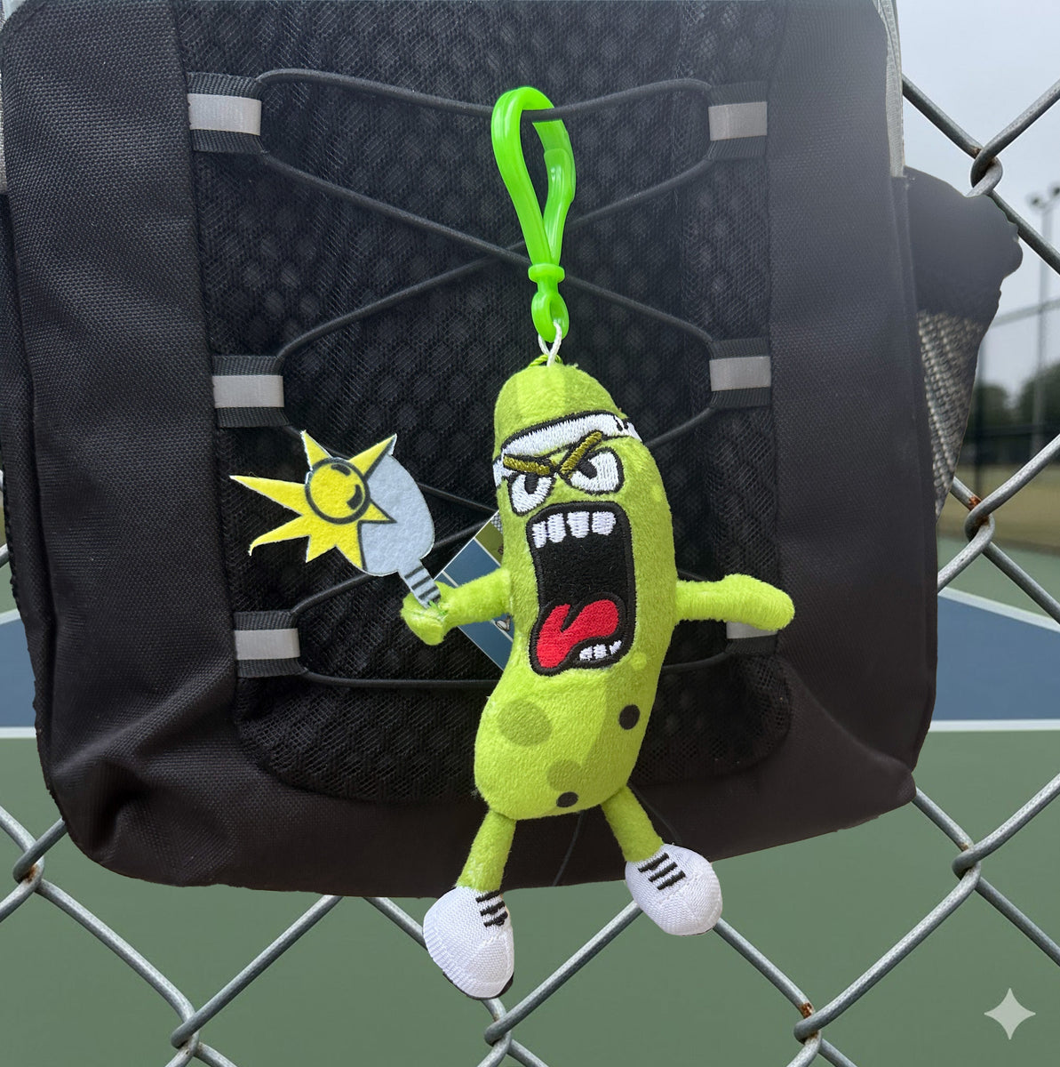 Pickle Monsters Plush Pickleball Keychain - Plushie Doll – YoYoSam ...